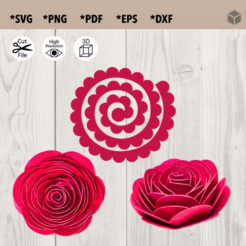 Free Paper Rose Flower Petal Templates | Best Flower Site