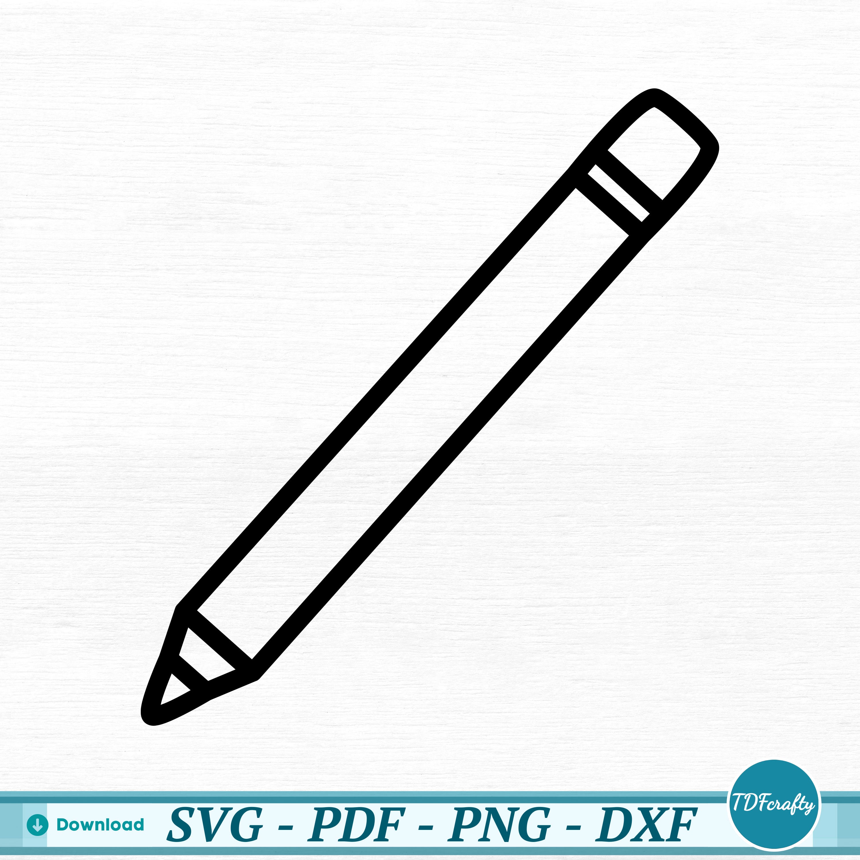 Pencil Outline – Mr. & Mrs. Crafty