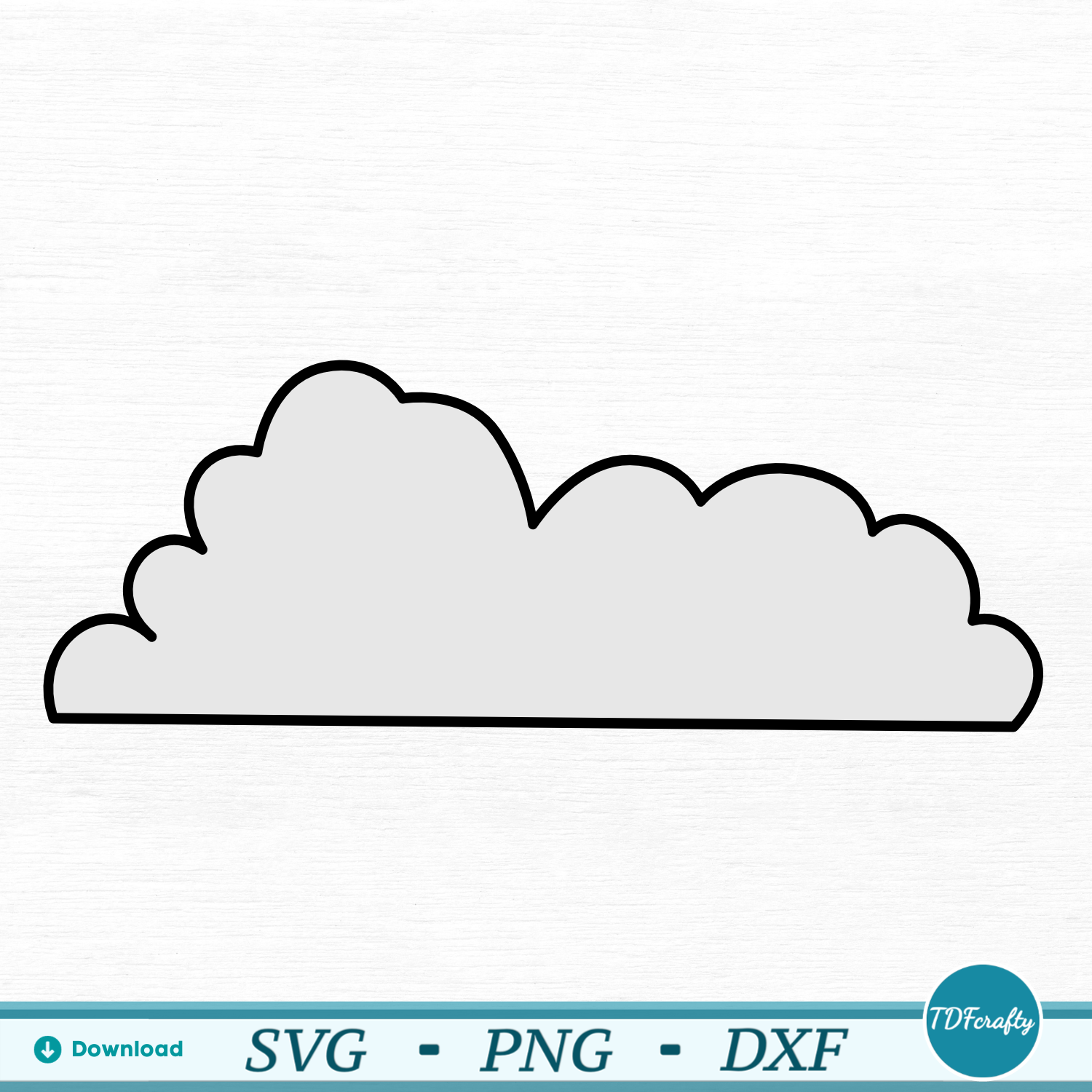 Cloud SVG Cut File | The Digital Files – TDFcrafty