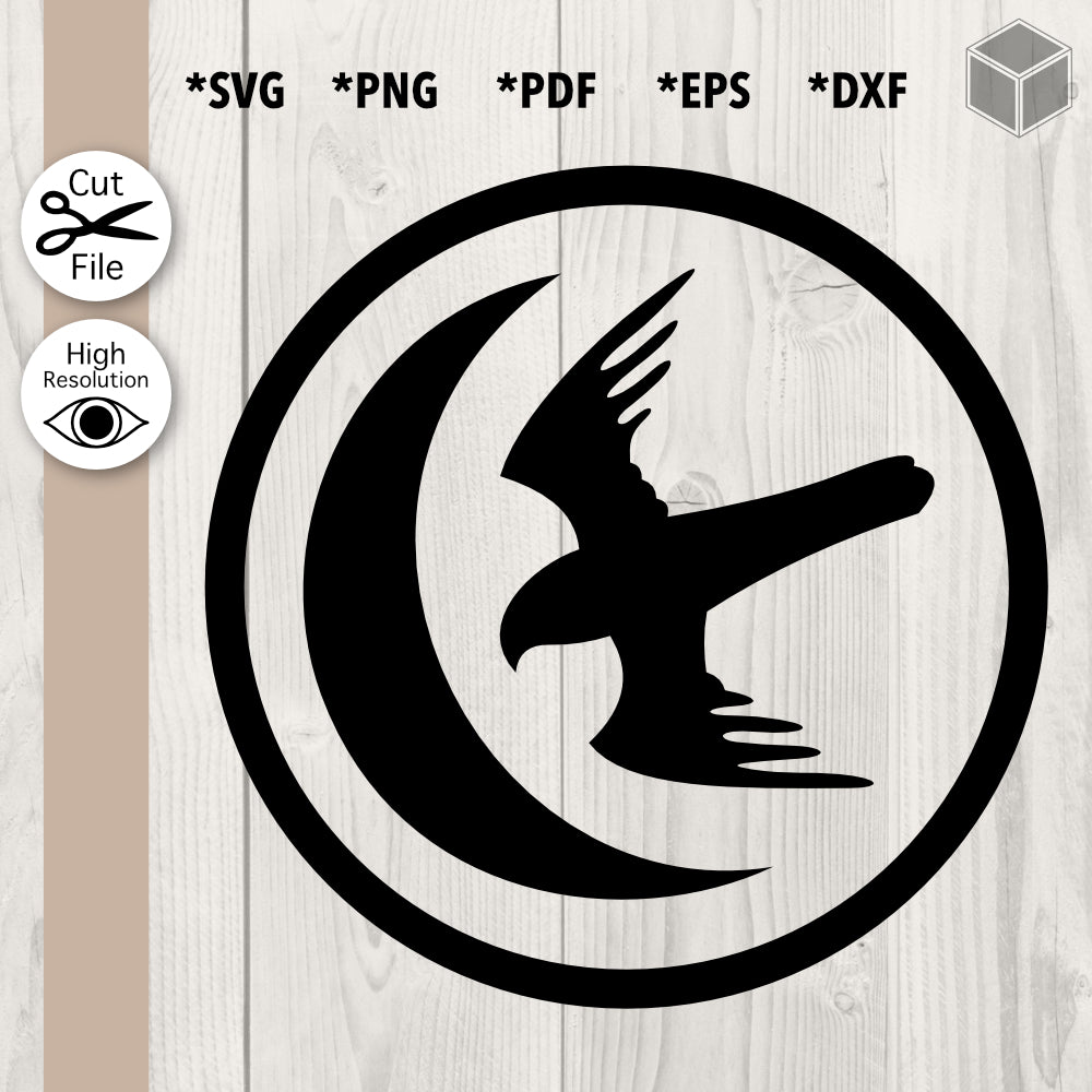 Flying Bird Sigil SVG File | The Digital Files – Mr. & Mrs. Crafty