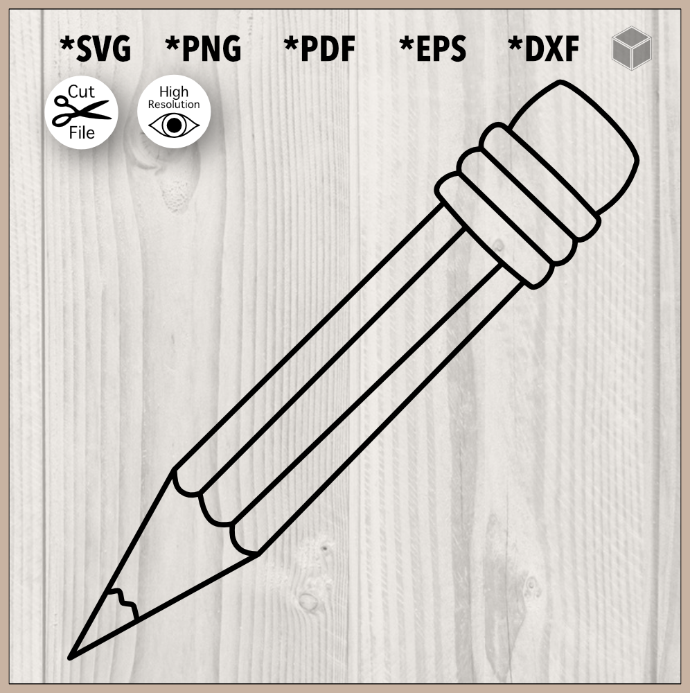 Short Pencil Clipart Art