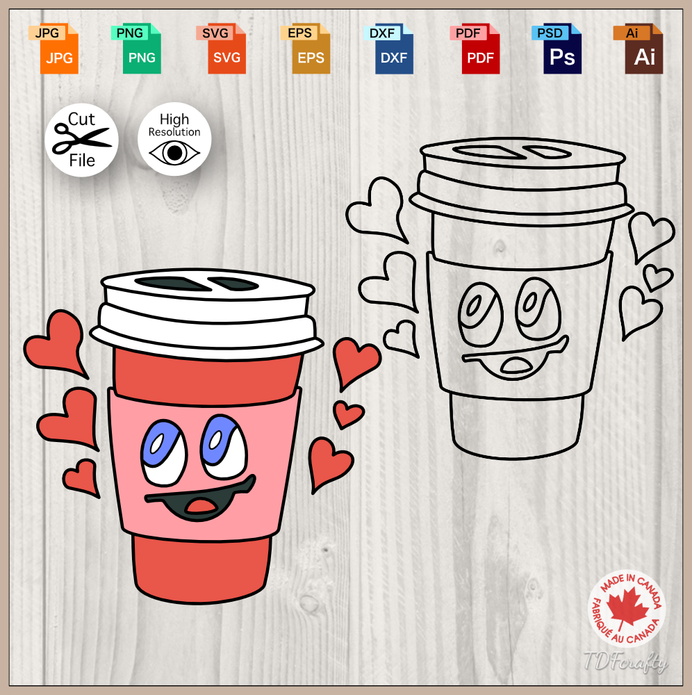 Starbucks Coffee Cup Outline