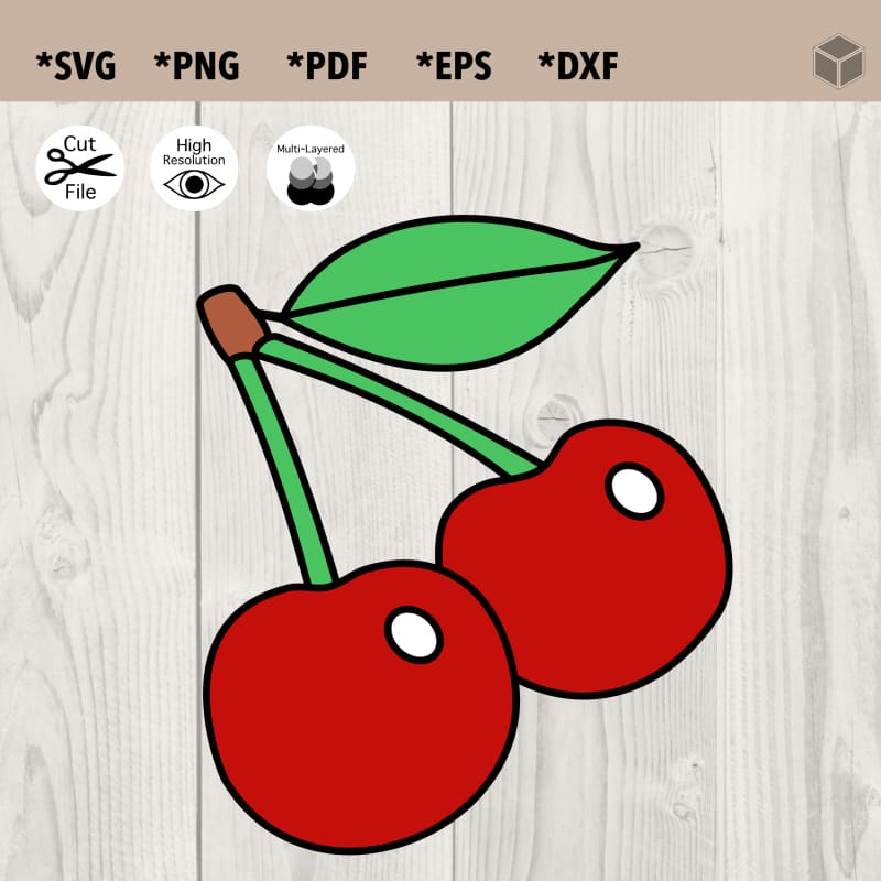 Cherry SVG File | The Digital Files – Mr. & Mrs. Crafty