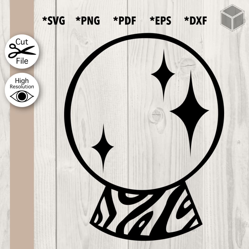 Fortune Ball SVG File | The Digital Files – Mr. & Mrs. Crafty