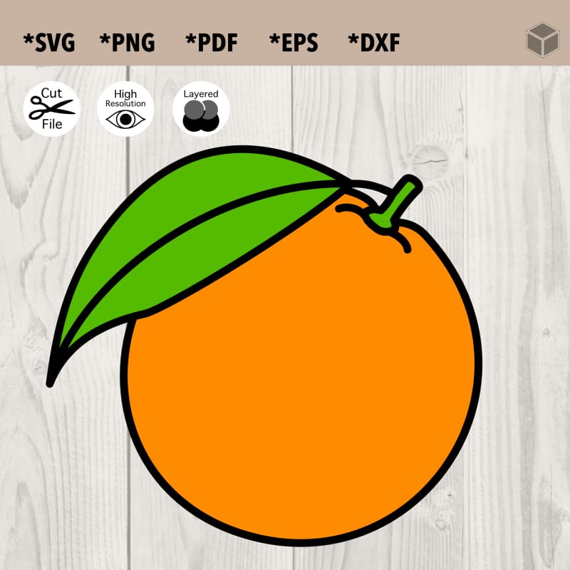 Orange SVG File | The Digital Files – Mr. & Mrs. Crafty