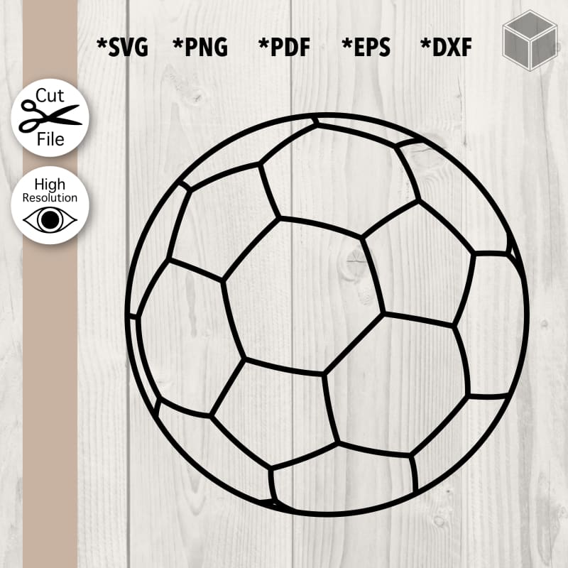 Soccer Ball Outline Png