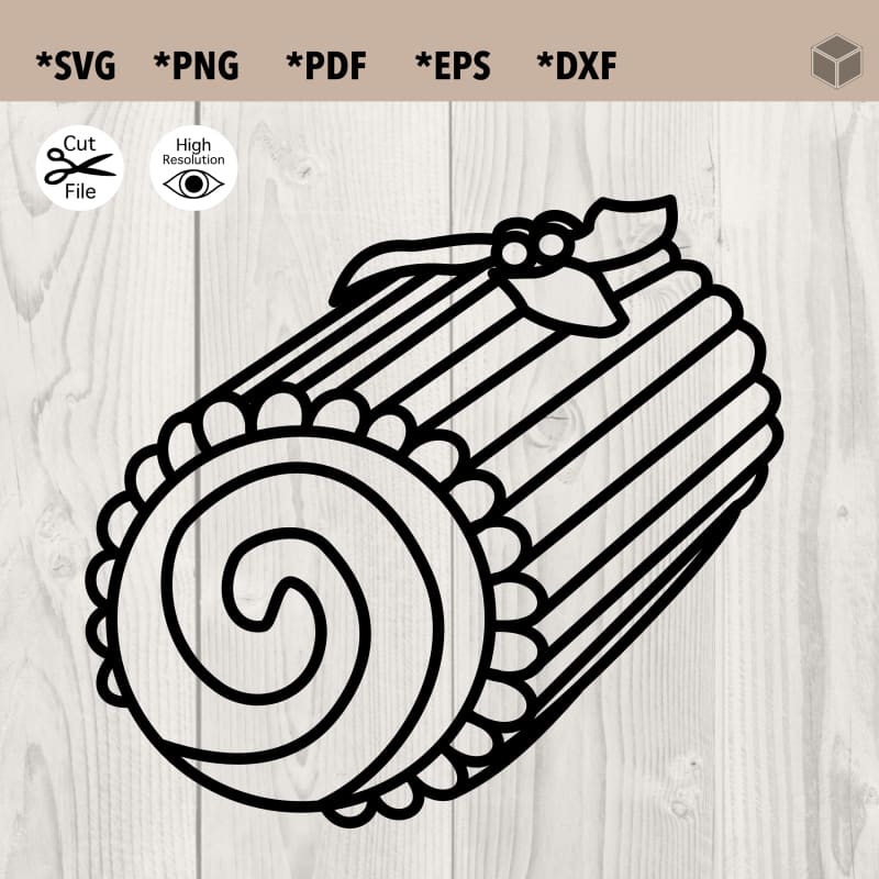 Yule Log Clipart