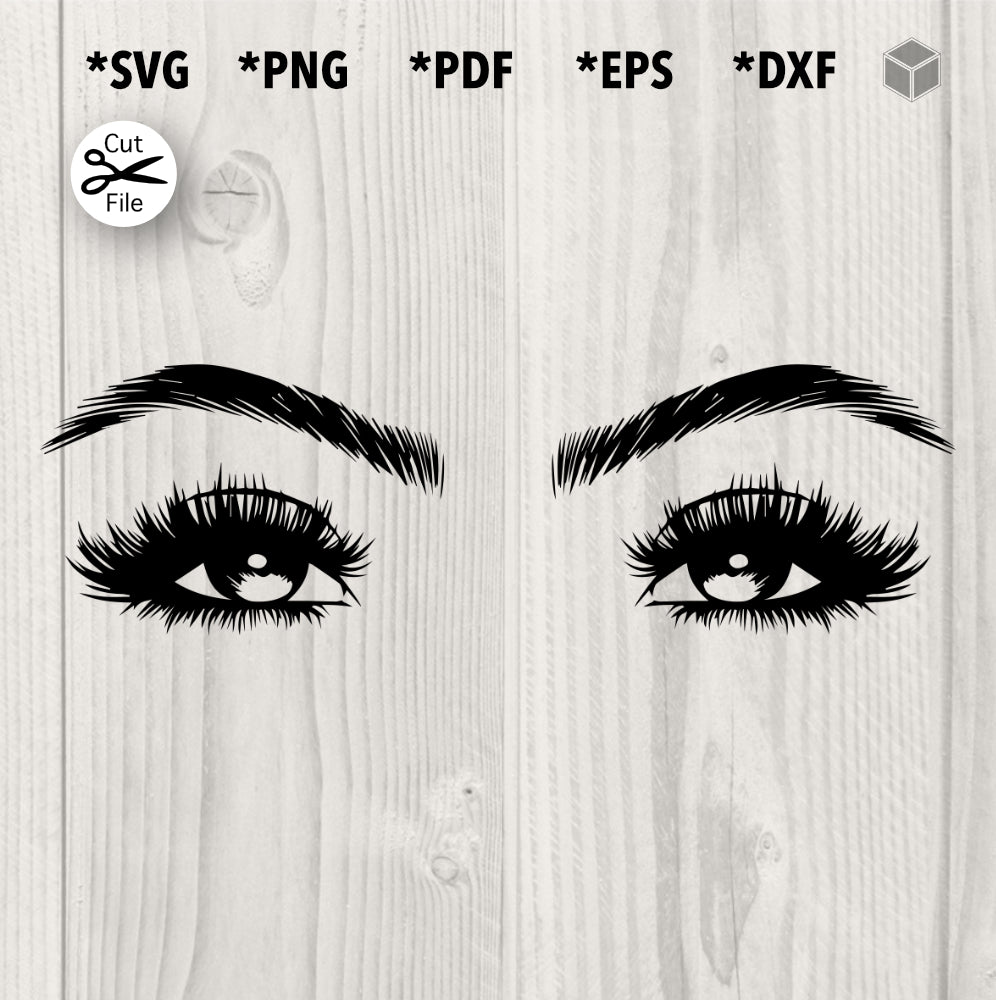 Sexy Eyes Stencil
