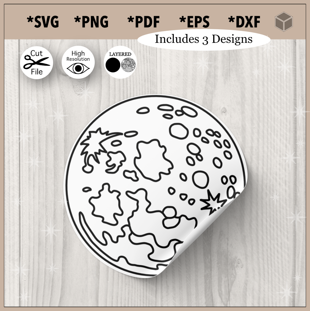 Mercury Color and Outline Set SVG | The Digital Files – Mr. & Mrs. Crafty