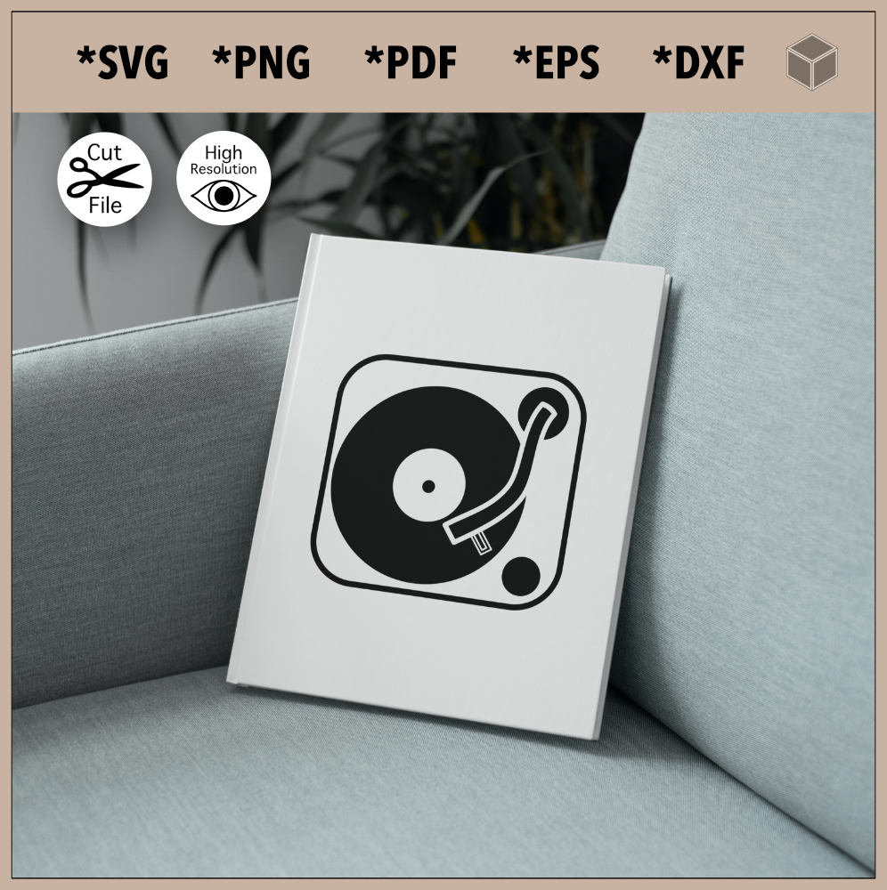 Record Player Outline