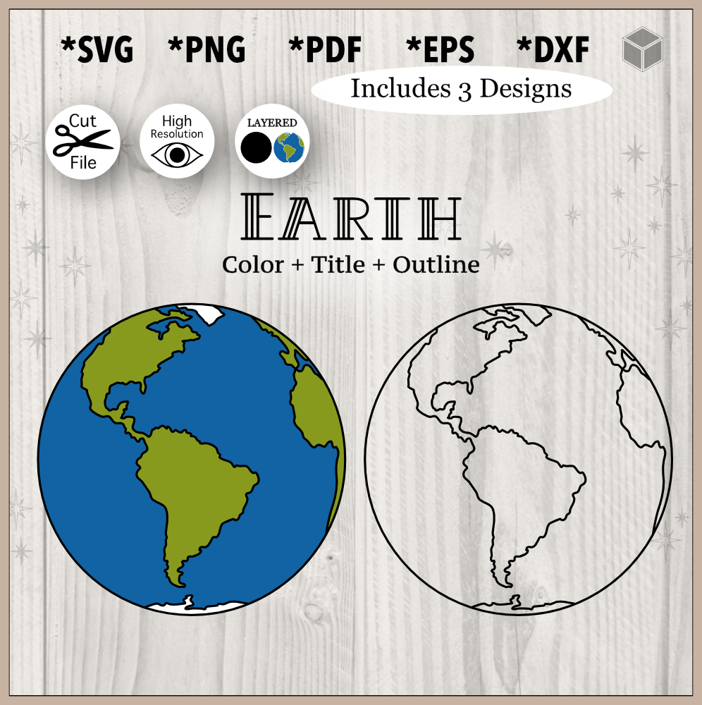 Earth Outline Png